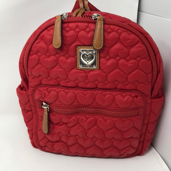 Brighton | Bags | Brighton Heart To Heart Kingston Backpack Red | Poshmark